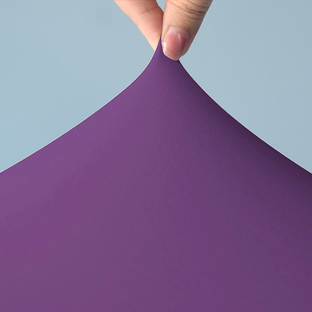 Purple 6 ft. 72inch Round Spandex Tablecloth Fitted Stretch Table Cover